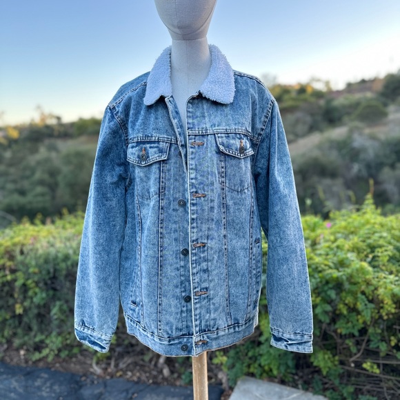 Trademark | Jackets & Coats | Nwot Trademark Brooklyn Cloth Jean Jacket ...
